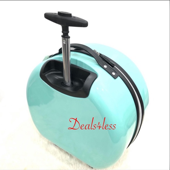 Justice | Bags | Justice Hard Shell Suitcase Round Wheelie Luggage ...